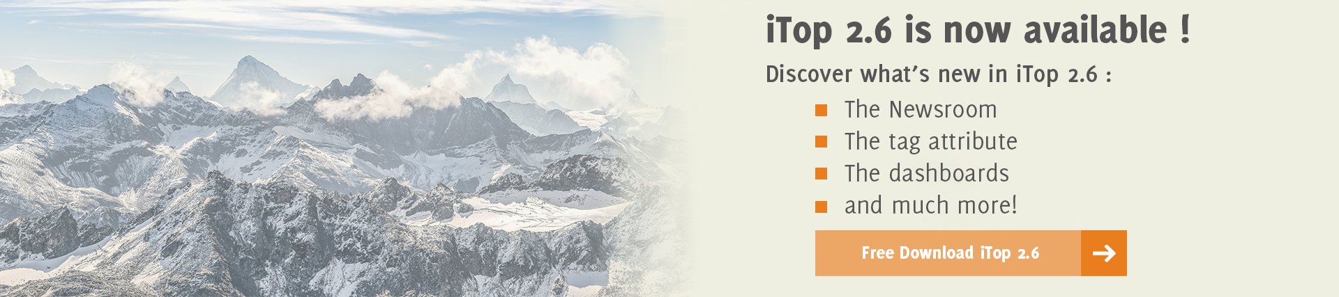 iTop Hub is the ITSM & CMDB open source community toolset.